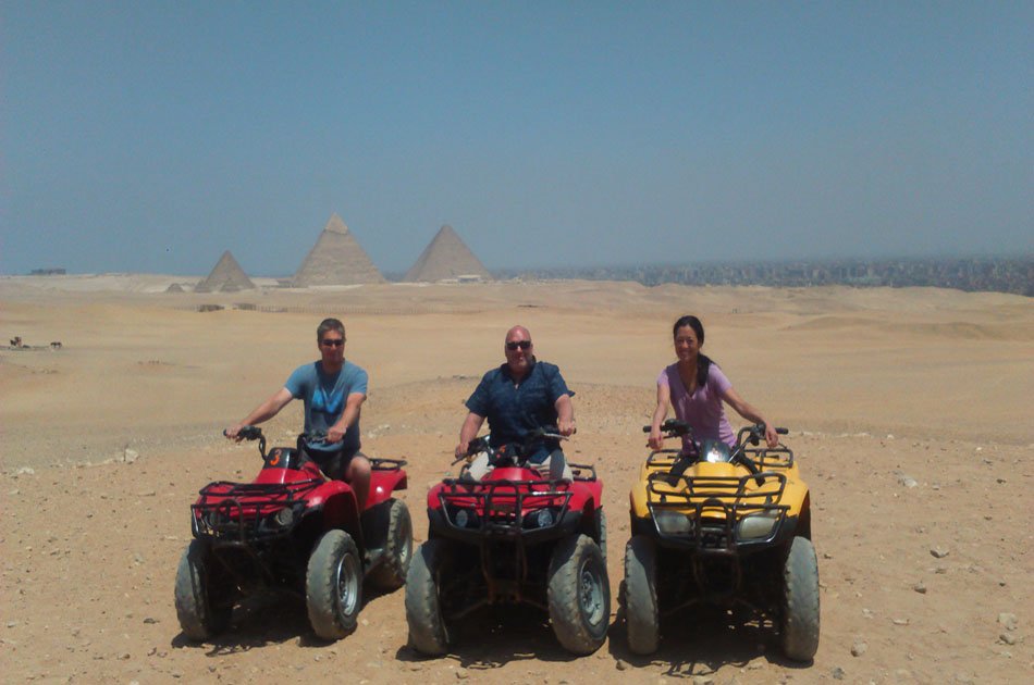 Desert Safari by Quad Bike Around Pyramids