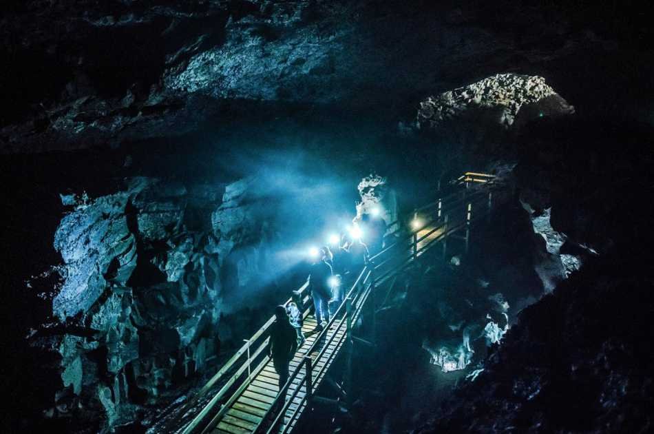 Lava Cave, Thermal Pool and Waterfalls