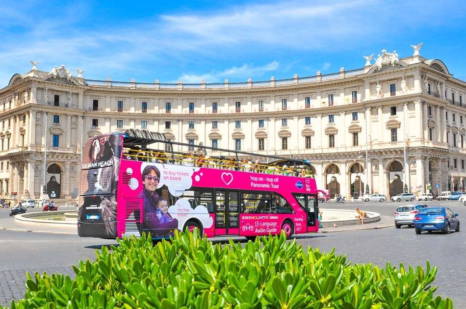 I Love Rome Hop on Hop Off Panoramic Tour (Valid for 24 Hours)